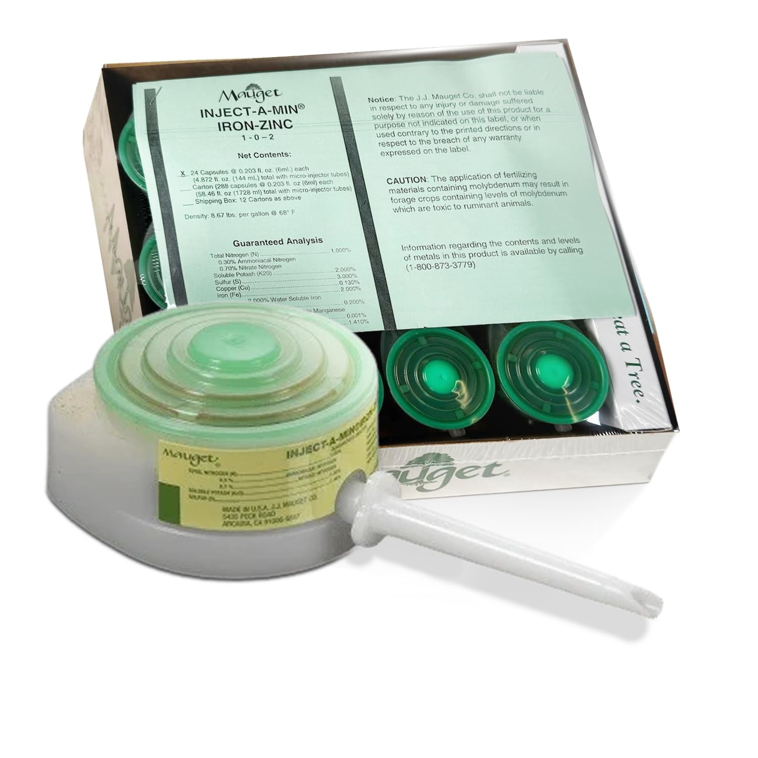 Inject-A-Min Iron Zinc, Tree Injector, Fertilizer - Walmart.com