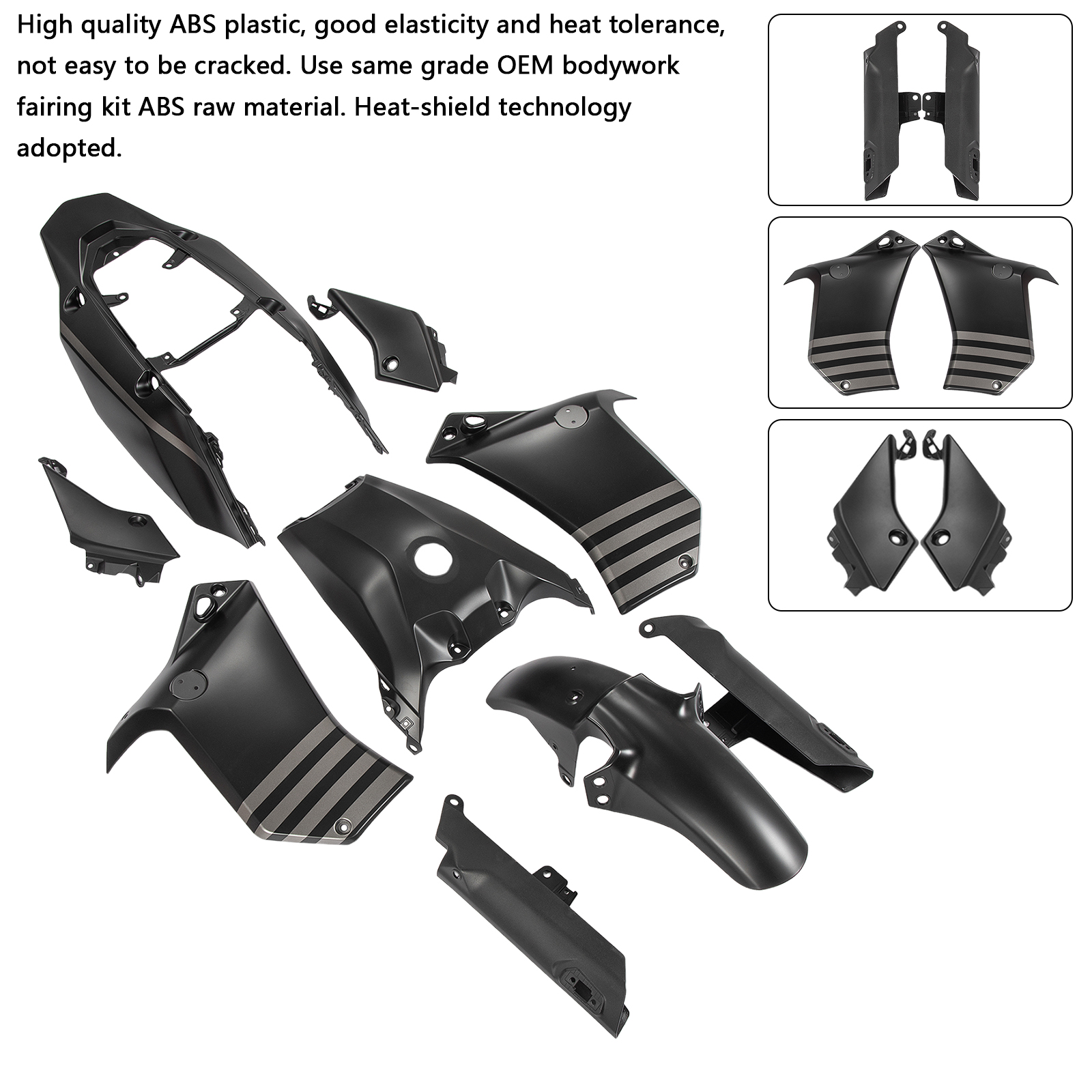 Injection ABS Bodywork Fairing Kit for Yamaha Tenere 700 2019-2024 04 ...