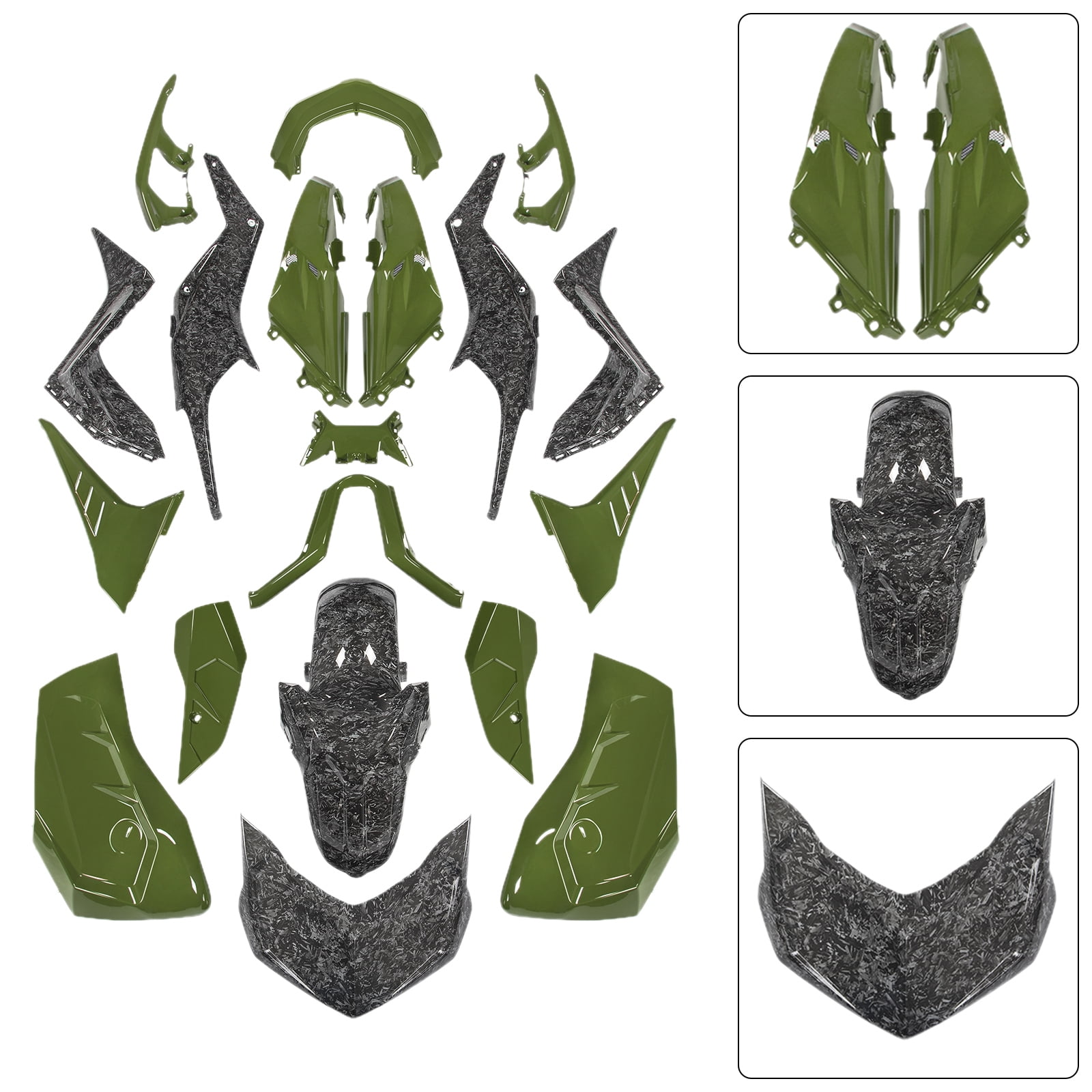 Injection Bodywork Fairing Kit for Yamaha X-MAX 300 XMAX 2023-2024 18 ...