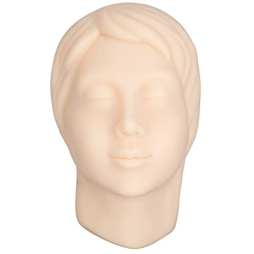 Injection Training Silicone Mannequin Head - Full Soft Silicone with ...