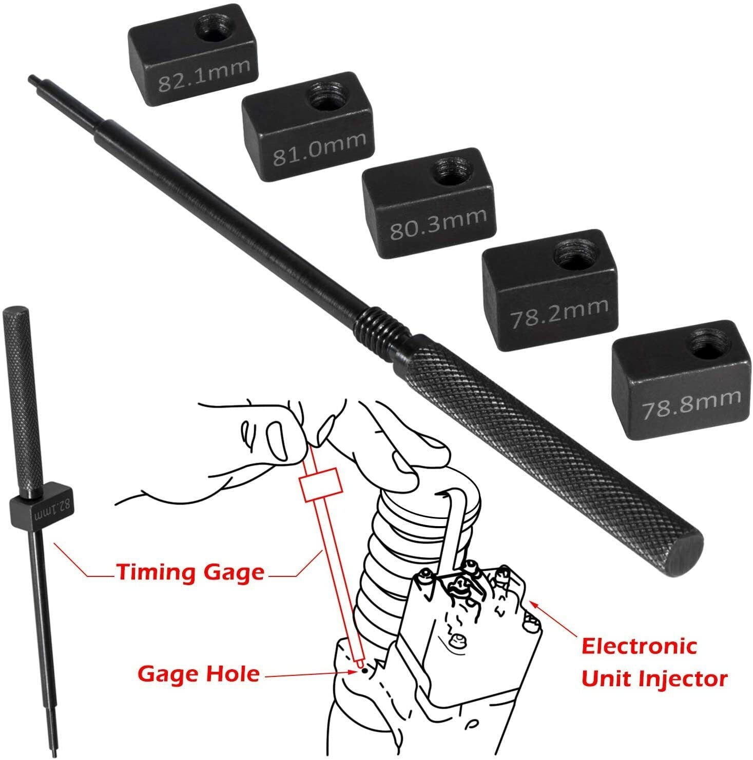 Injector Height Gauge Tool 3350 Fits for Detroit Diesel Engine Series ...