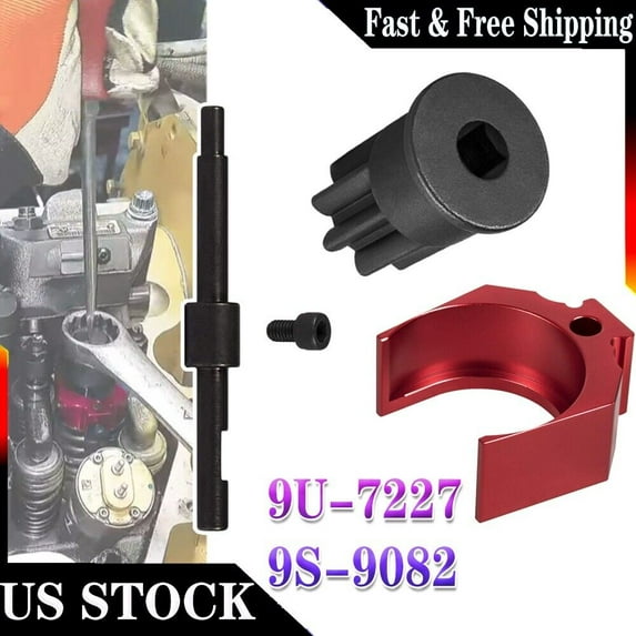 Injector Height Tool 9U-7227&Engine Barring Socket Caterpillar 3406E C ...