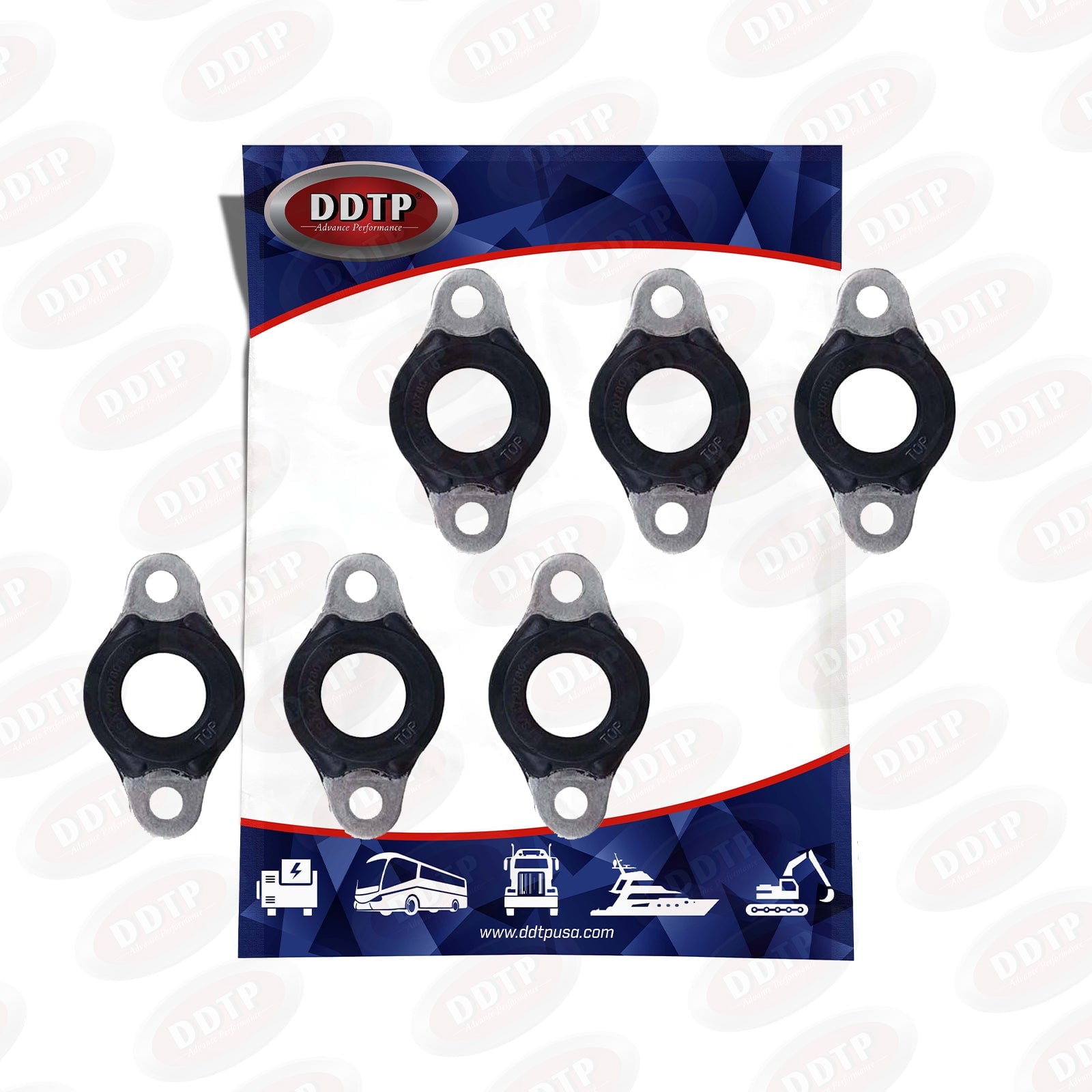 Injector Seal Detroit Diesel DD15 (Set of 6) (A4720780480) - Walmart.com