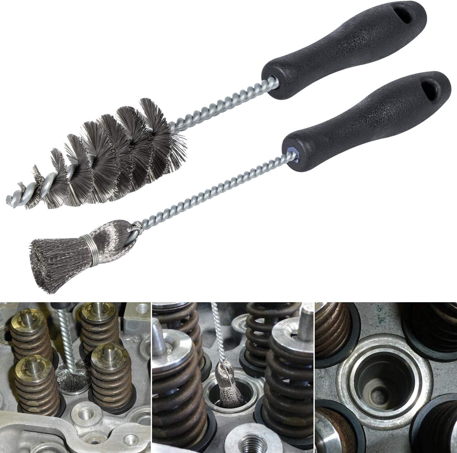 Injector Sleeve Cup/Seat/Bore Cleaning Brush Kit Replace AP0084 AP0085 ...