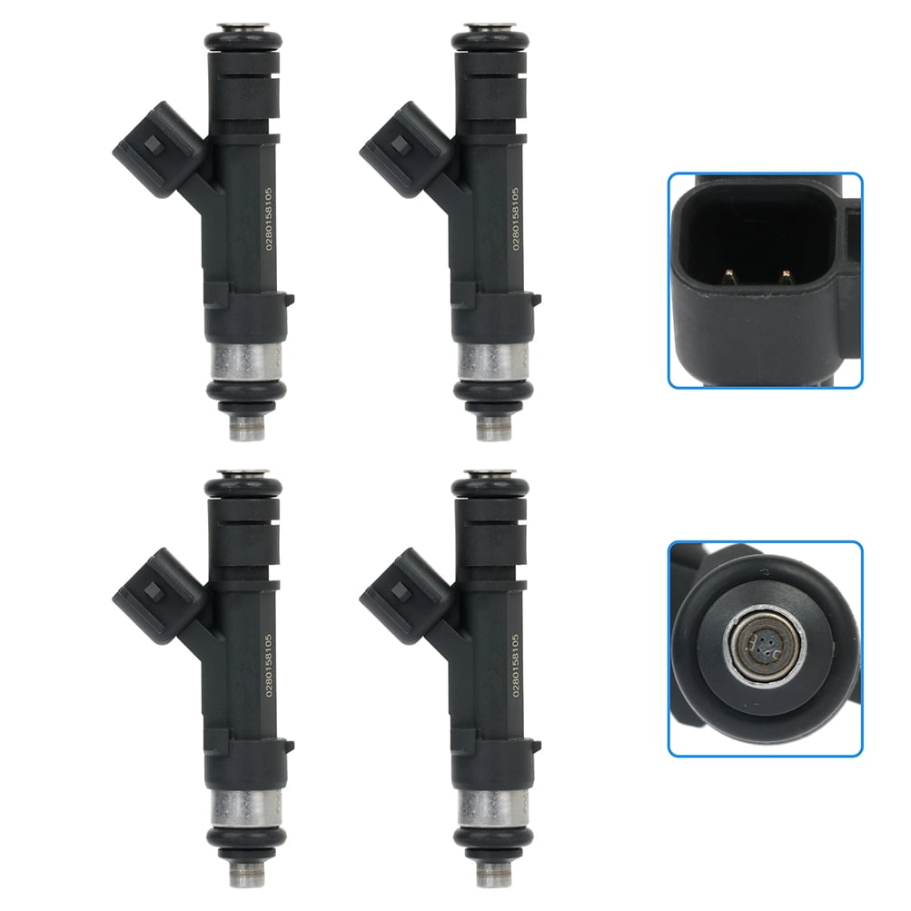 Injectors,CCIYU 4 Hole Fuel Injectors Set fit for 07-08 for Ford Escape ...