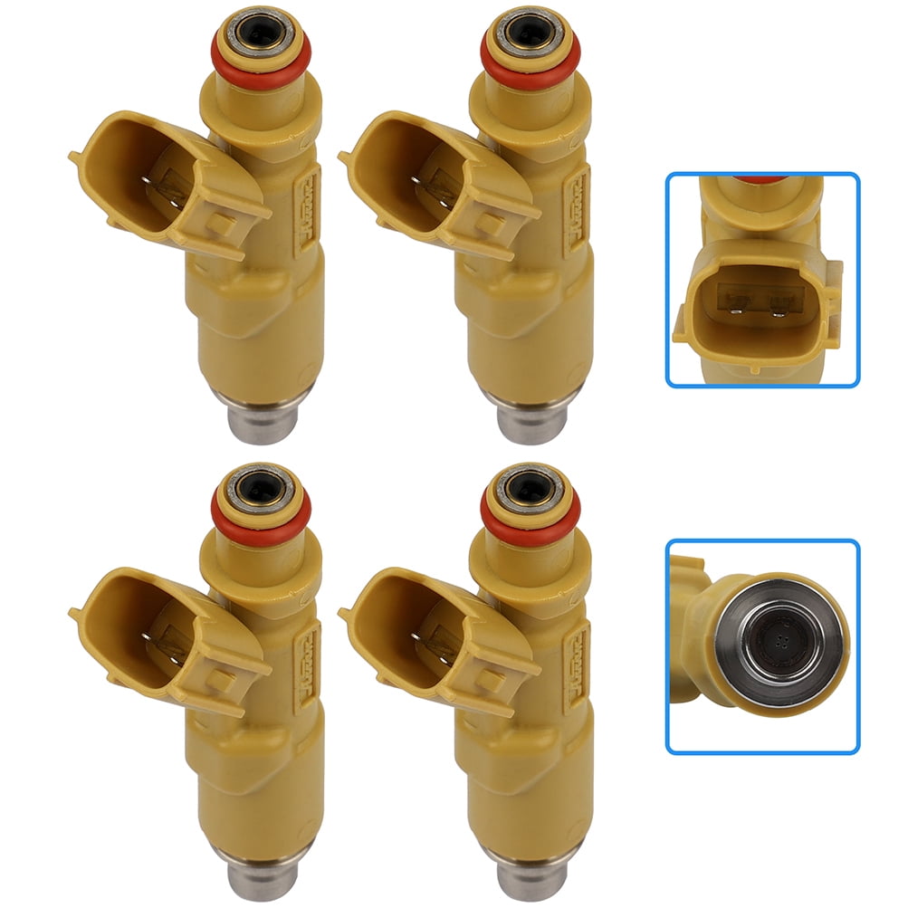 Injectors,CCIYU 4 Holes Fuel Injector set fit for 2003-2006 2008 for ...