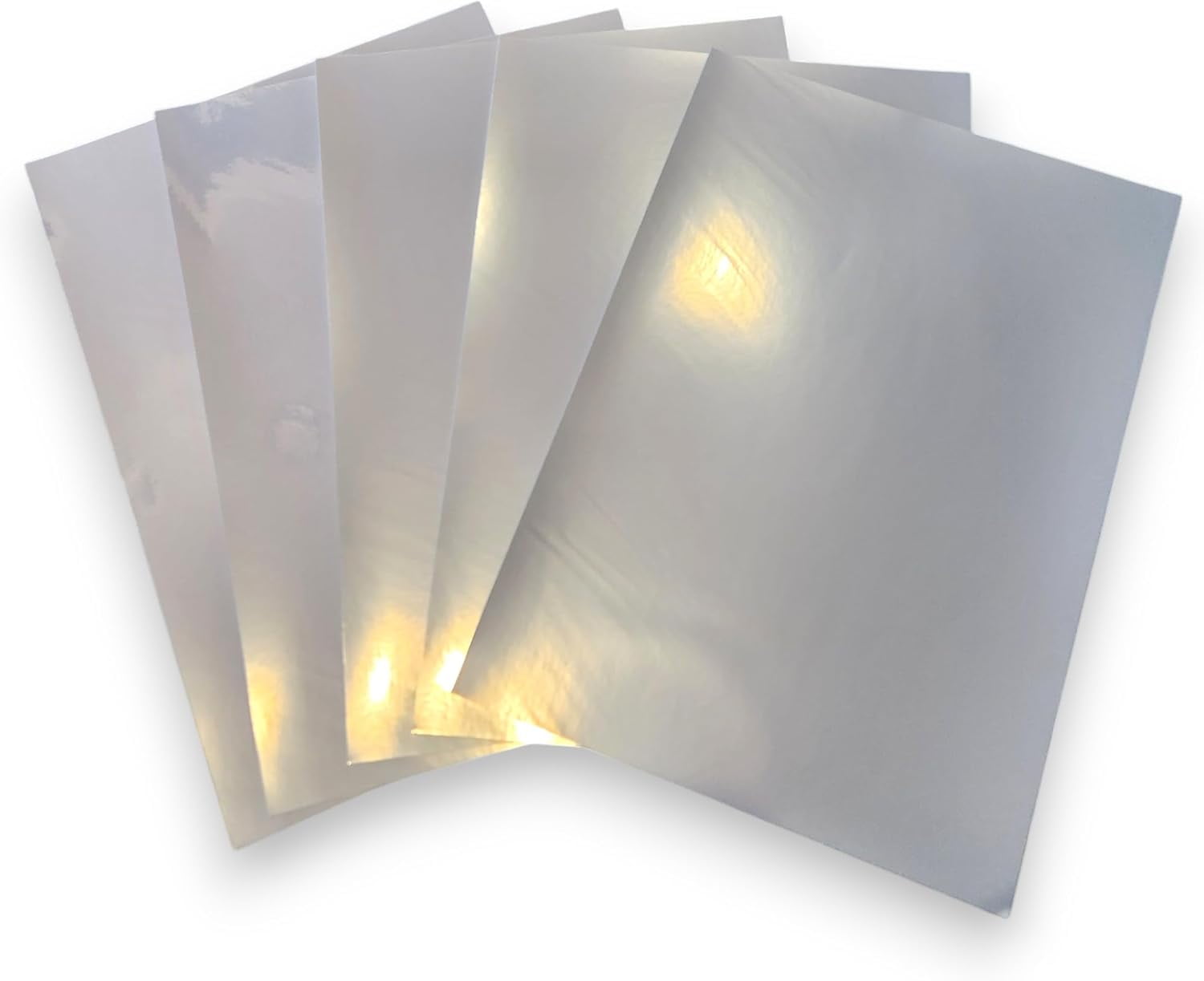 Injet Printable mirror Silver sticker paper A4 size (5 Sheets ...