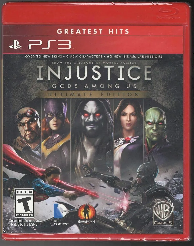 Injustice: Gods Among Us Ultimate Edition (Greatest Hits) PS3 (Brand ...