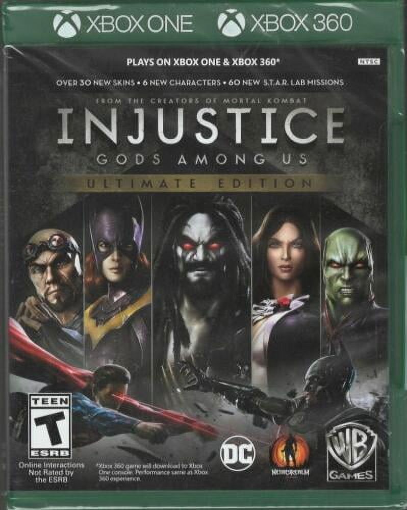 Injustice: Gods Among Us Ultimate Edition (XB1 Packaging) Xbox 360 ...