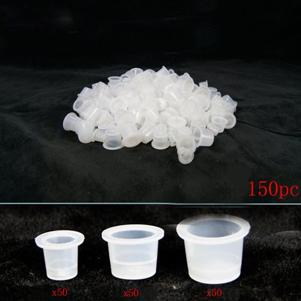Ink Caps Cups 150 pcs, Mixed Sizes 9 Small 13 Medium 16 Large Cloth Storage Boxes with Lids Tidy ...