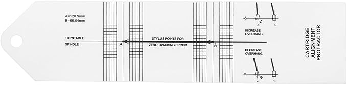 Ink Cartridge Calibration Protractor Turntable Sound Arm Ruler Tool For ...