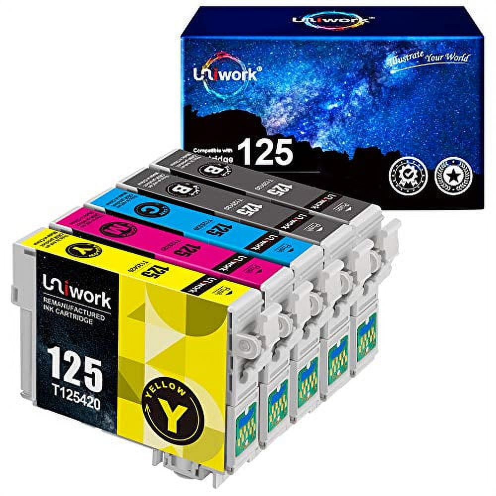 Ink Cartridge Replacement for Epson 125 T125 use for NX125 NX127 NX130 ...