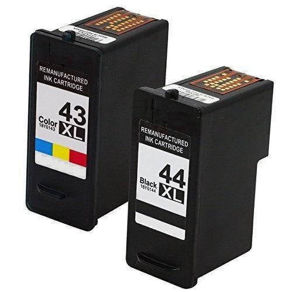 Lexmark Printer Compatible Ink Cartridge Replacement 43XL & 44XL ...