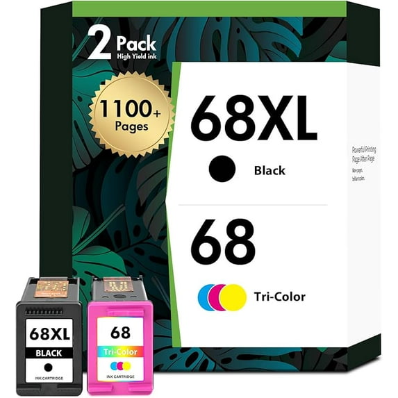 Ink Cartridges Black Color Combo Pack for HP 6155e 6555e Printers Envy ...