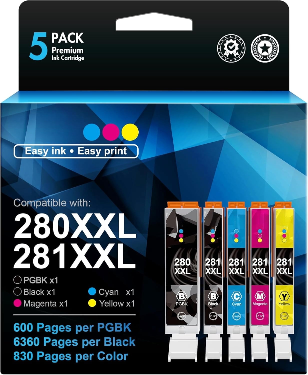 Ink Compatible Tr8620a Ink Cartridge Replacement for Canon PGI-280XXL ...