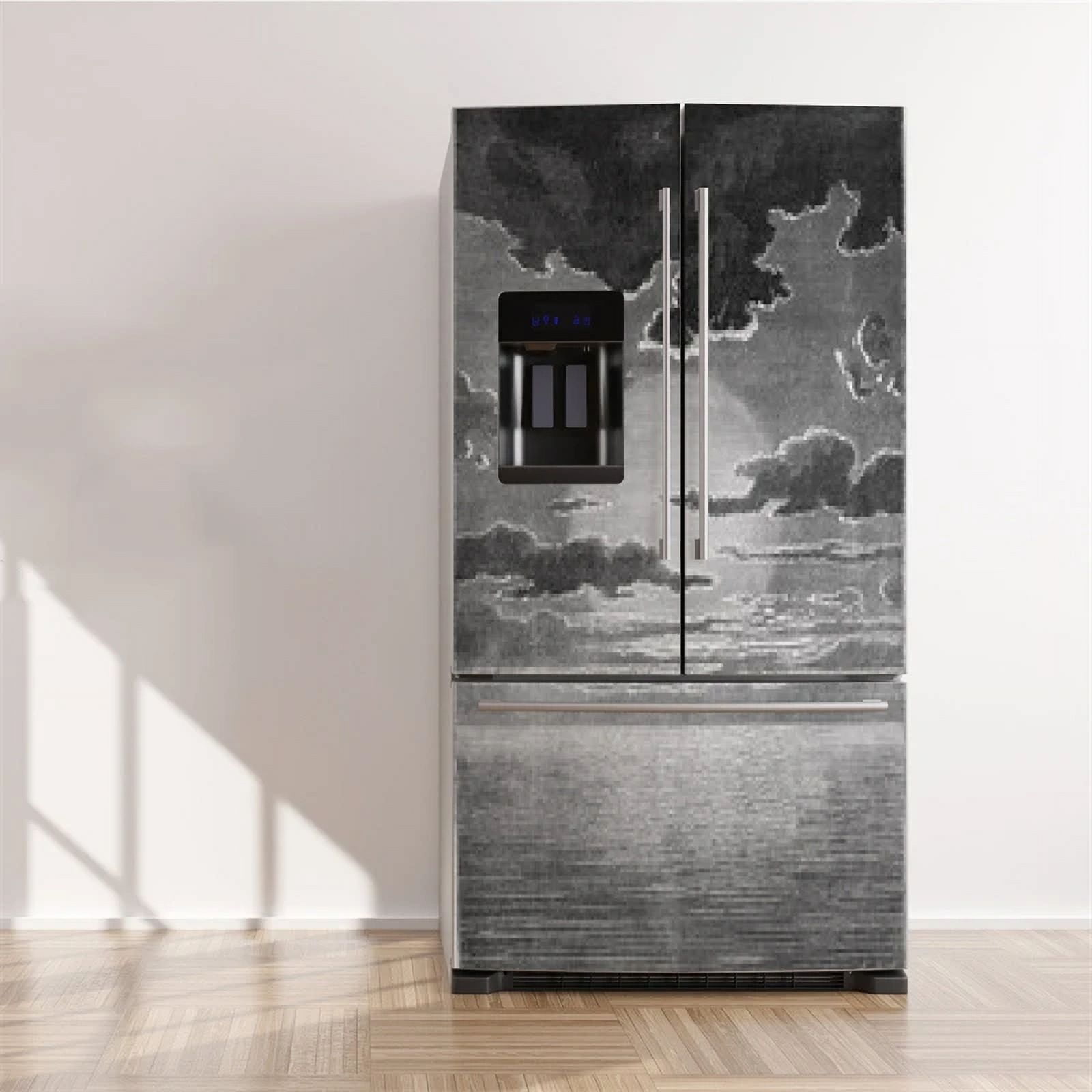 Ink Landscape Painting Refrigerator Magnet Wallpaper Natural Scenery ...