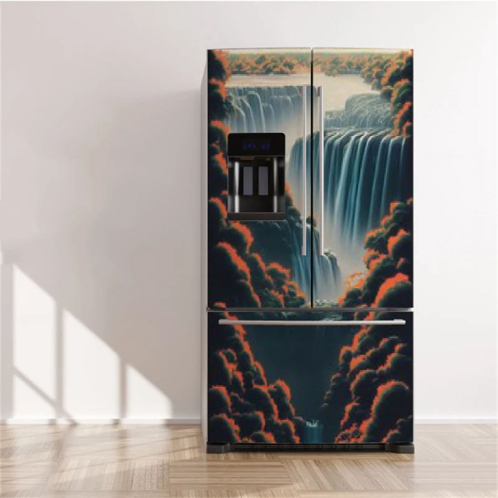Ink Landscape Painting Refrigerator Magnet Wallpaper Natural Scenery ...