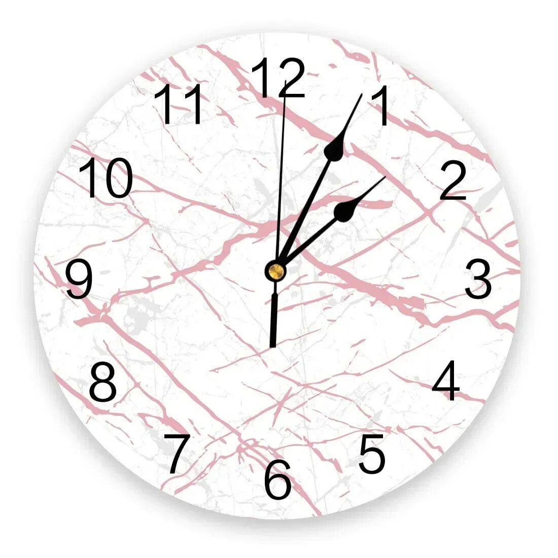 Ink Marble Pattern Design Wall Clocks Silent Home Cafe Office Wall ...
