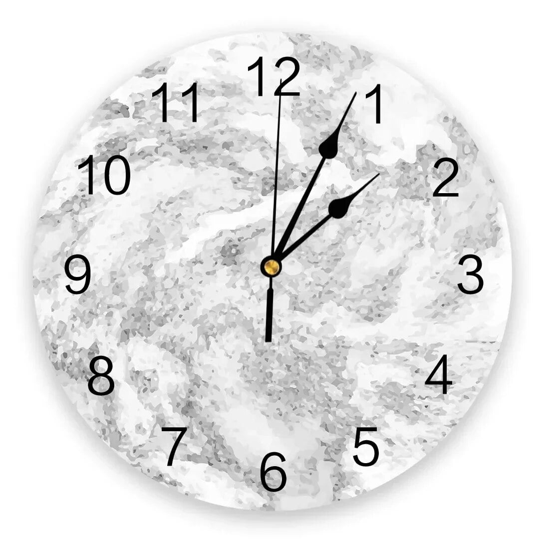 Ink Marble Pattern Design Wall Clocks Silent Home Cafe Office Wall ...