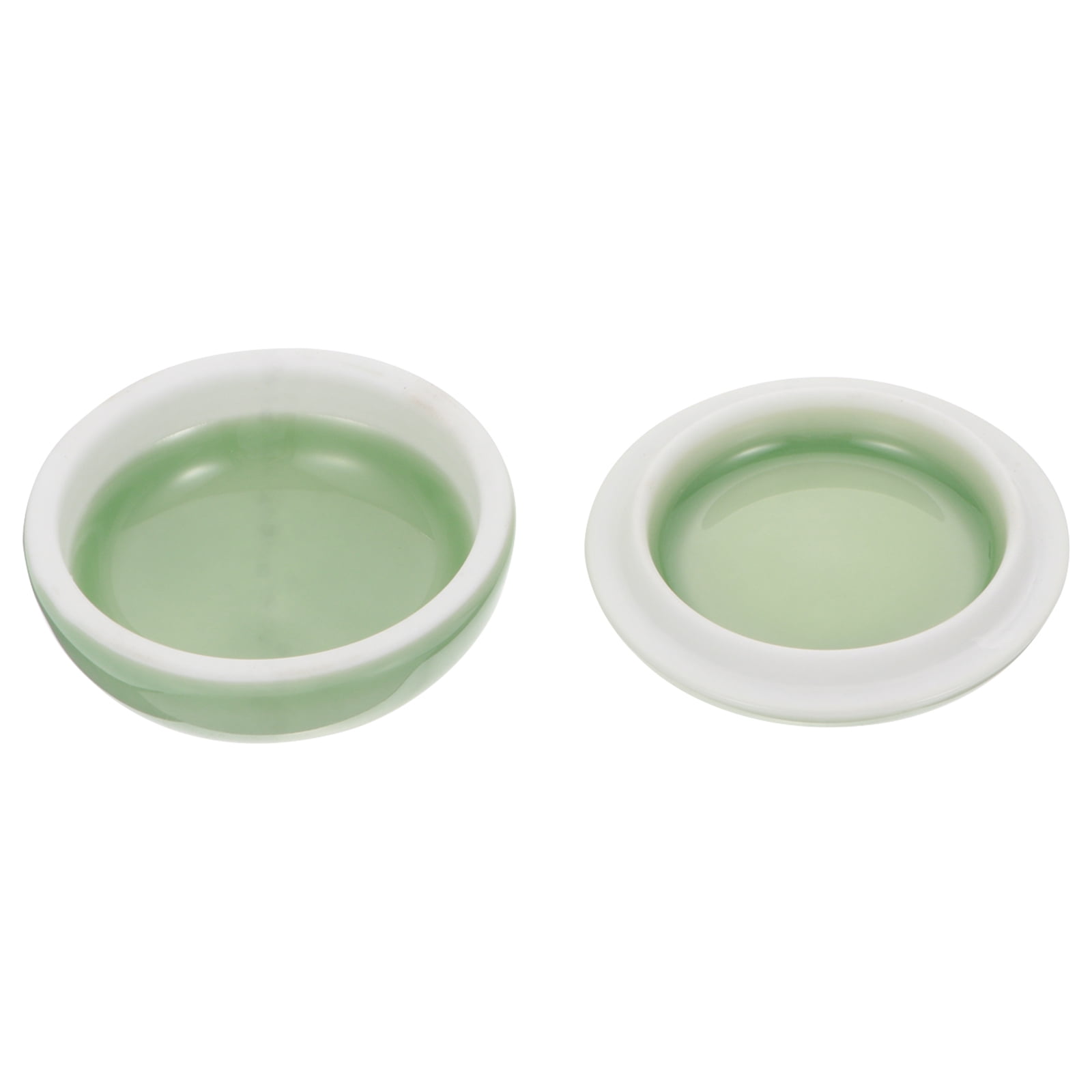 Ink Pad Box Porcelain Red Ink Paste Container Red Ink Paste Storage ...