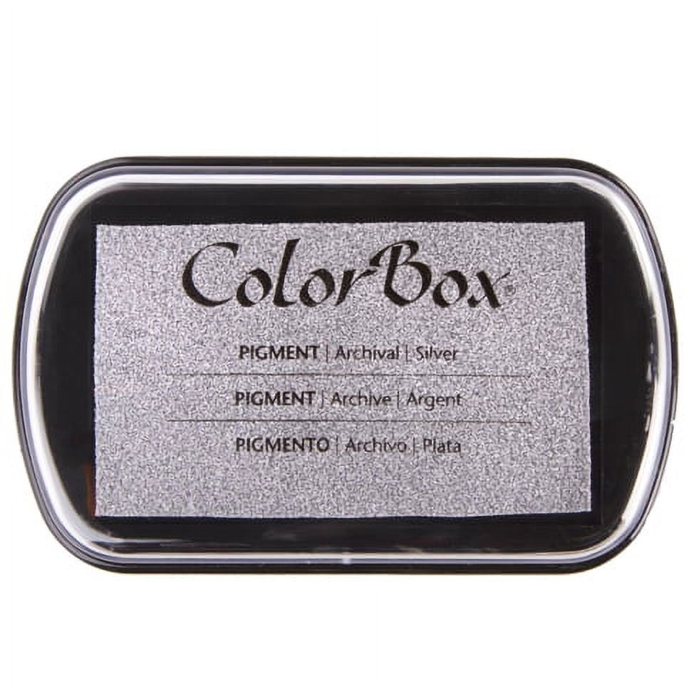 Ink Pad Colorbox Pigment Metallic Silver - Walmart.com