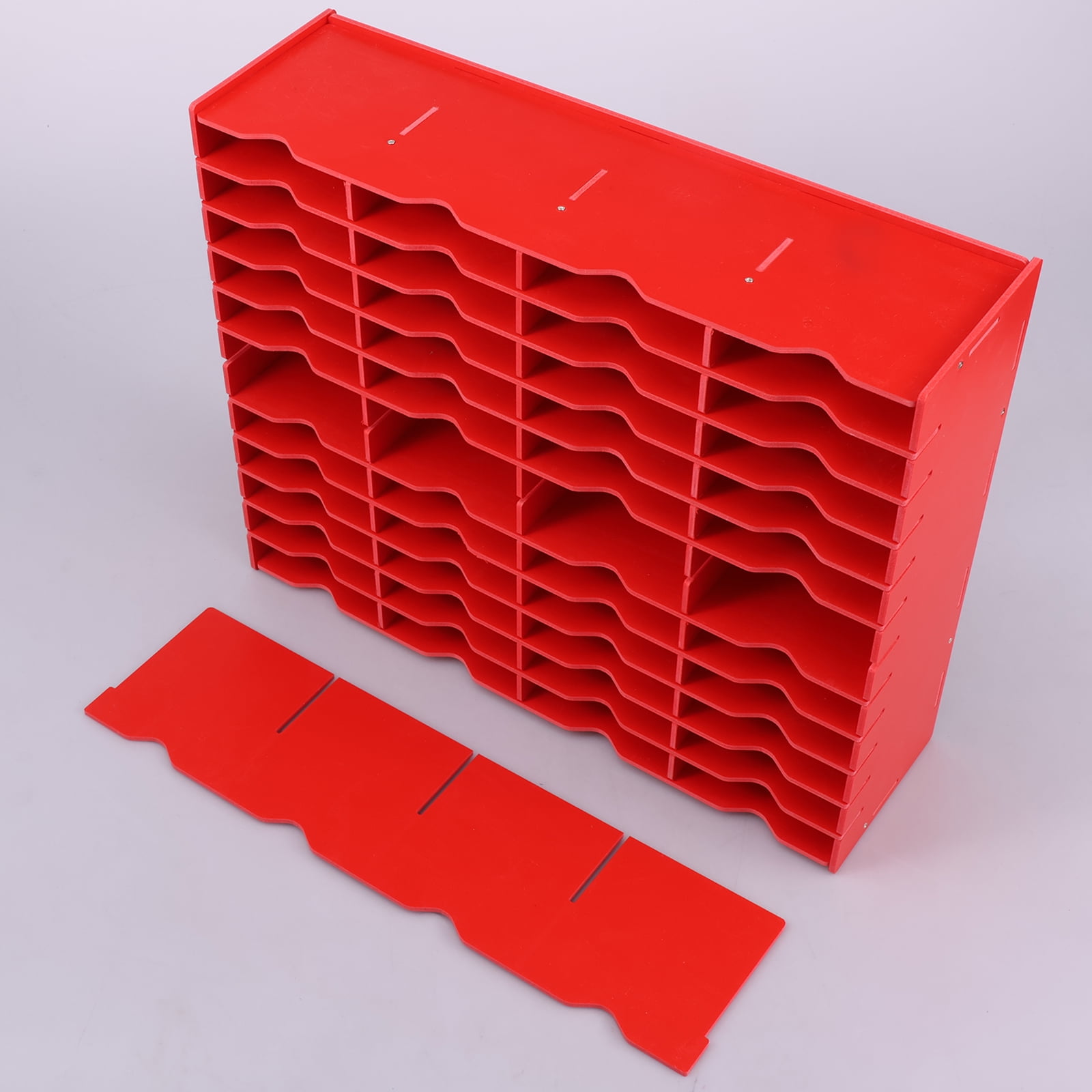 Ink Pad Holder 12/24/48 Slots Space Saving Stamp Pad Storage Organizer ...