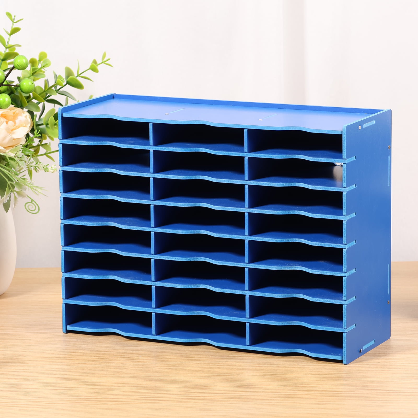 Ink Pad Holder 12/24/48 Slots Space Saving Stamp Pad Storage Organizer ...