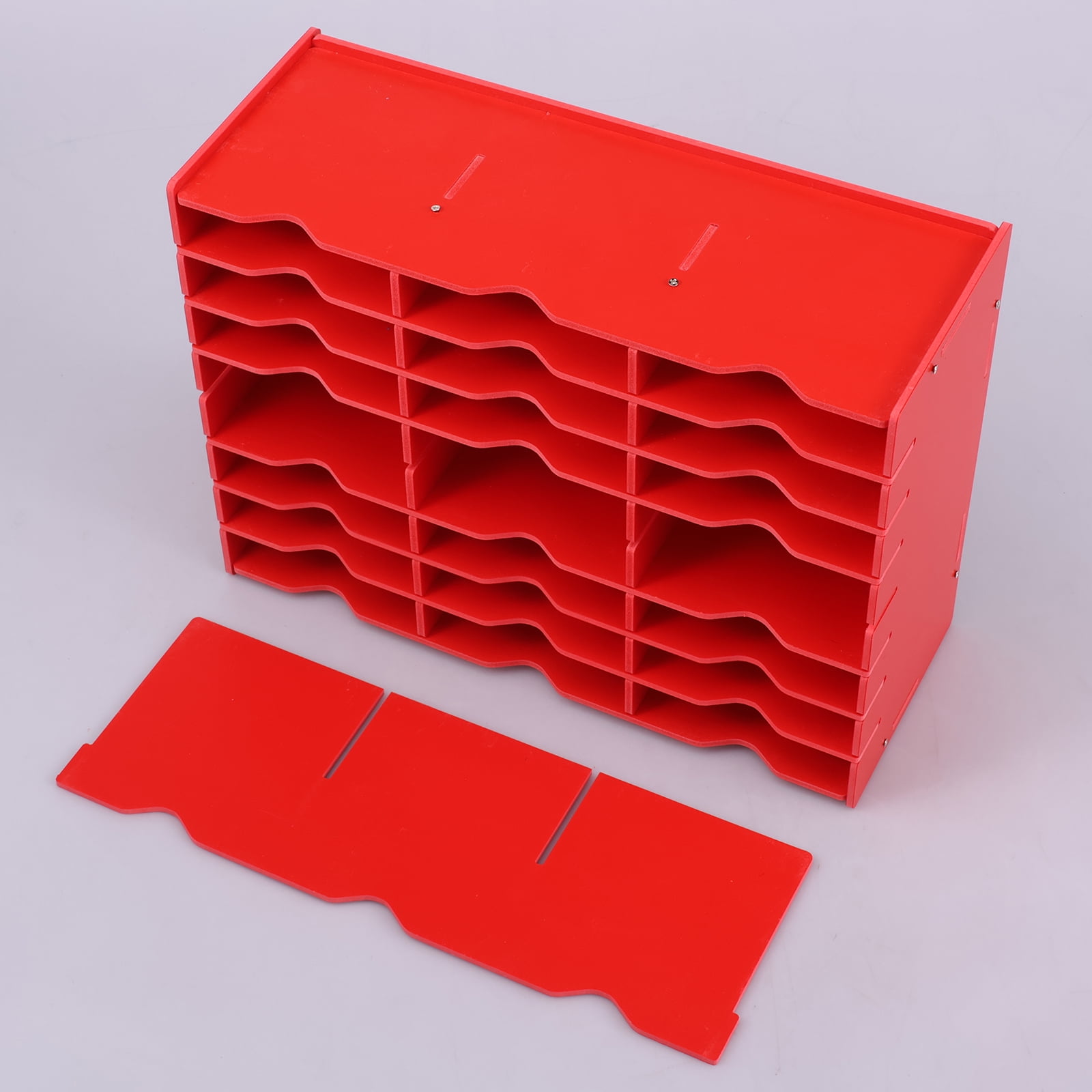 Ink Pad Holder 12/24/48 Slots Space Saving Stamp Pad Storage Organizer ...