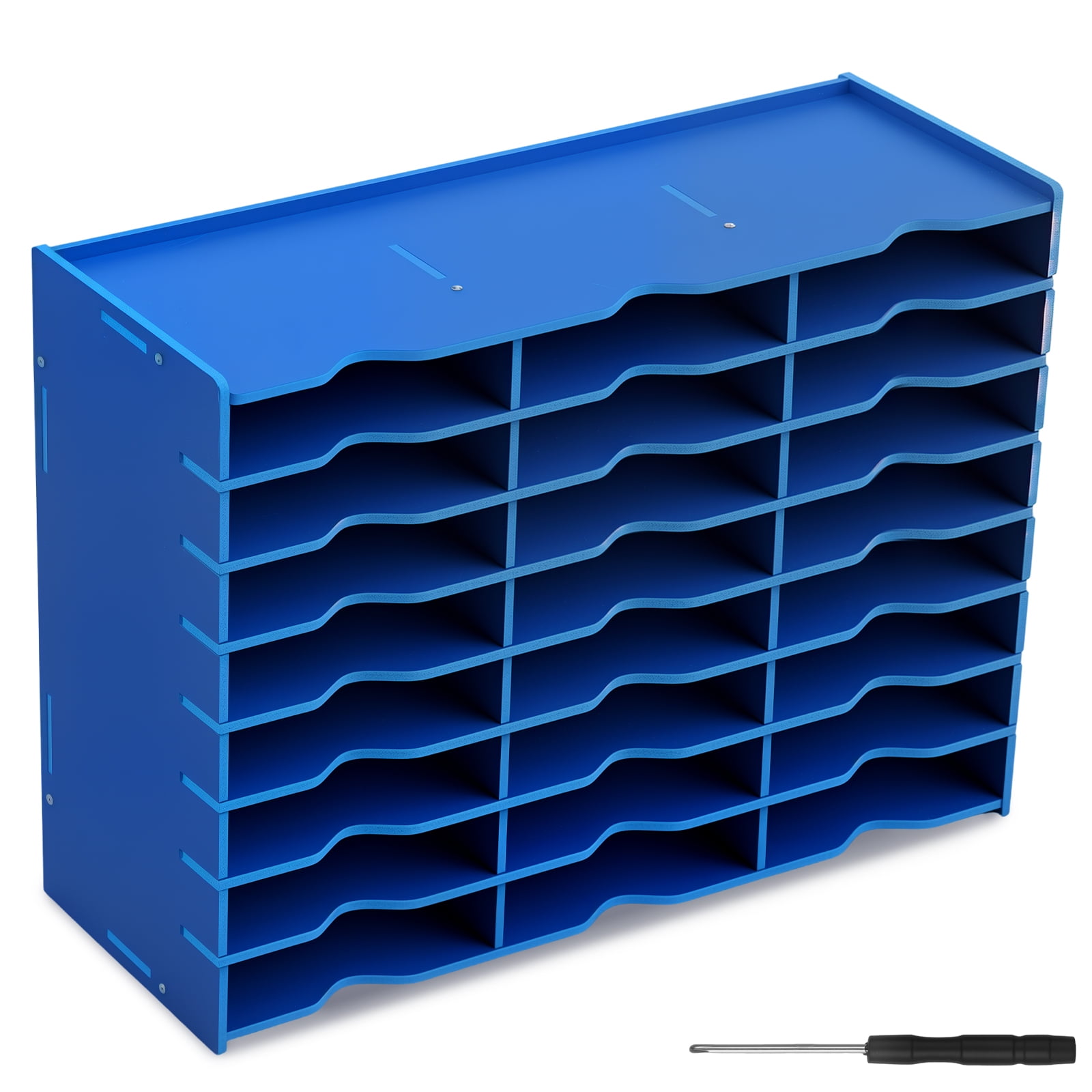 Ink Pad Holder 12/24/48 Slots Space Saving Stamp Pad Storage Organizer ...