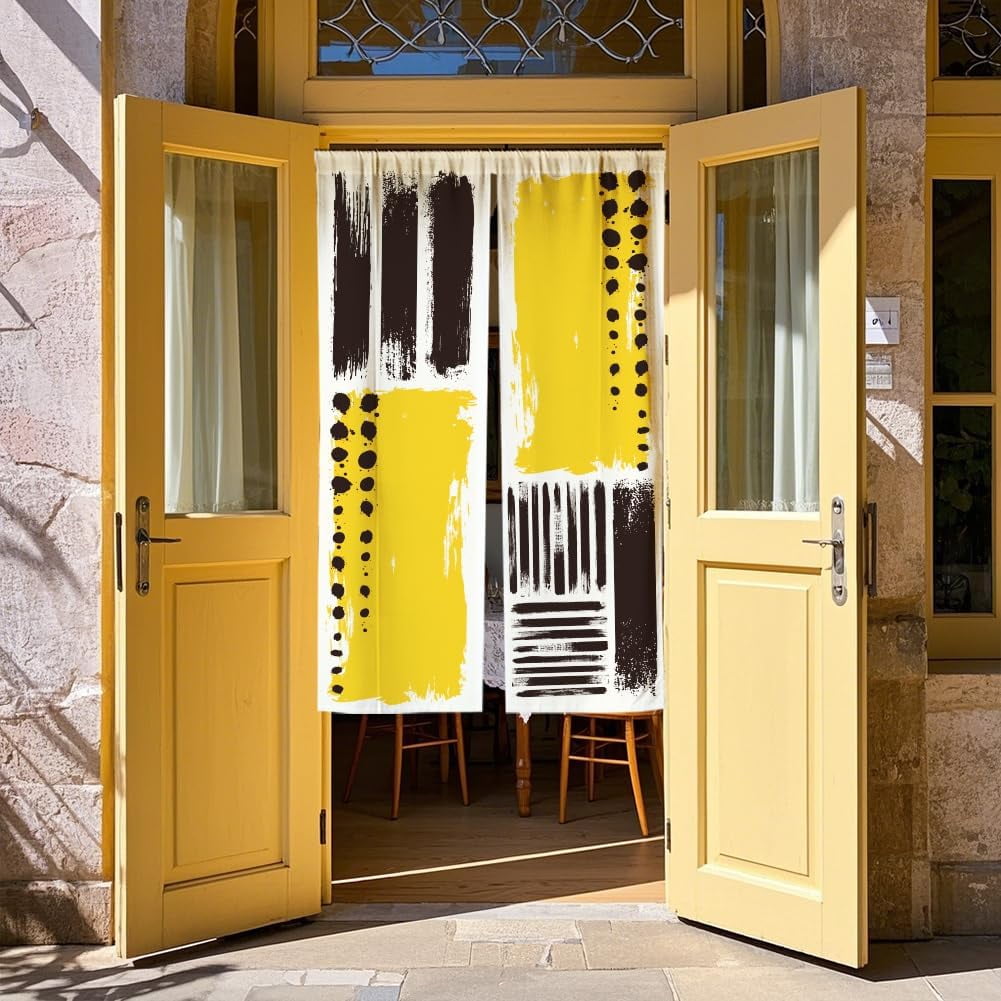 Ink Painting Door Curtain Japanese Curtain Doorway Room Divider ...