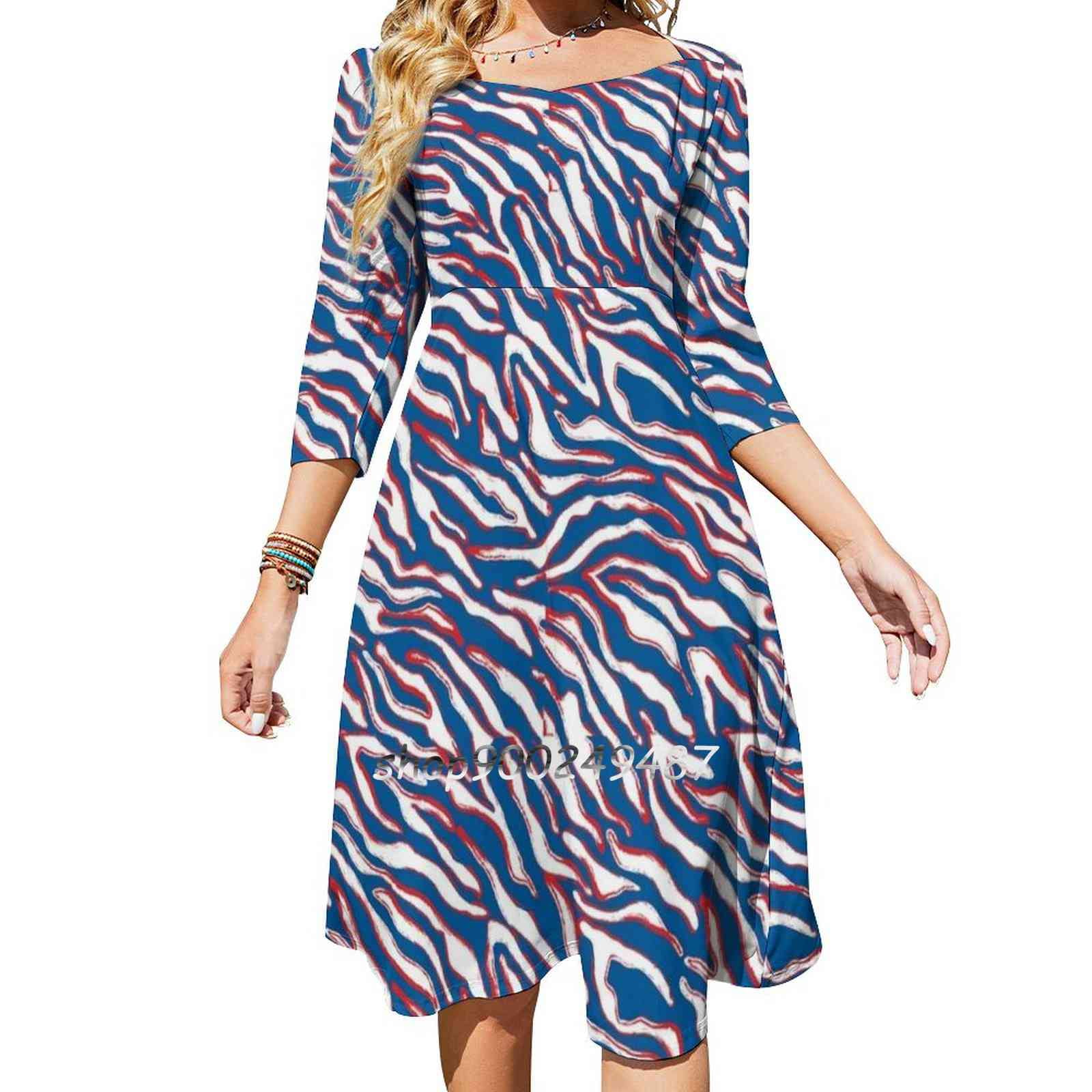 Ink Painting Dragon 180411 Japan Back Lacing Backless Dress Square Neck ...