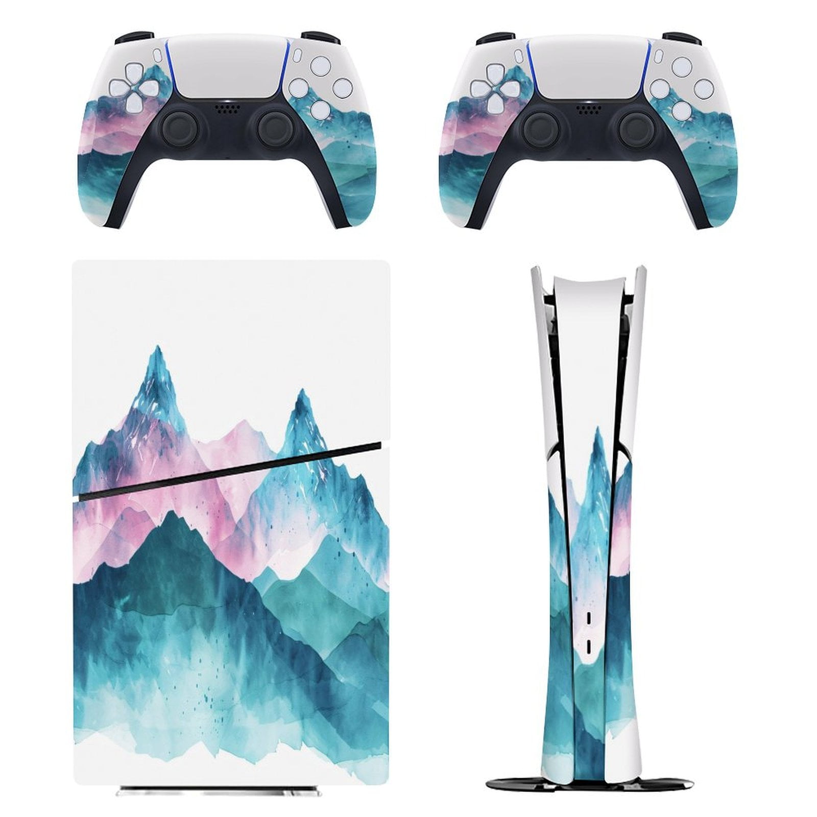 Ink Painting, Landscape, Mountain PS5/PS5 Slim Digital Disc Skin ...