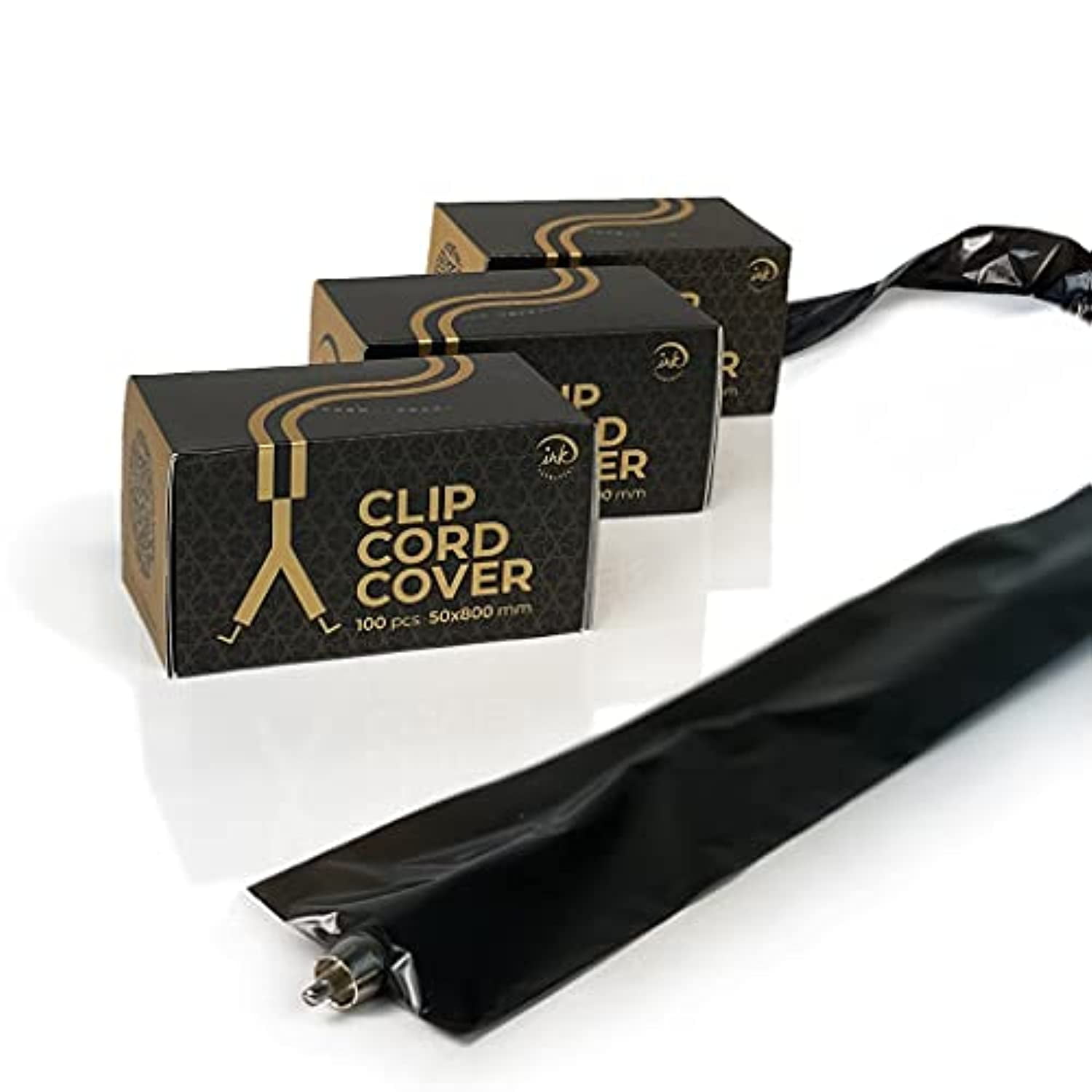 Ink Permanent Disposable Clip Cord Covers for Tattoo Machines, 100 ...