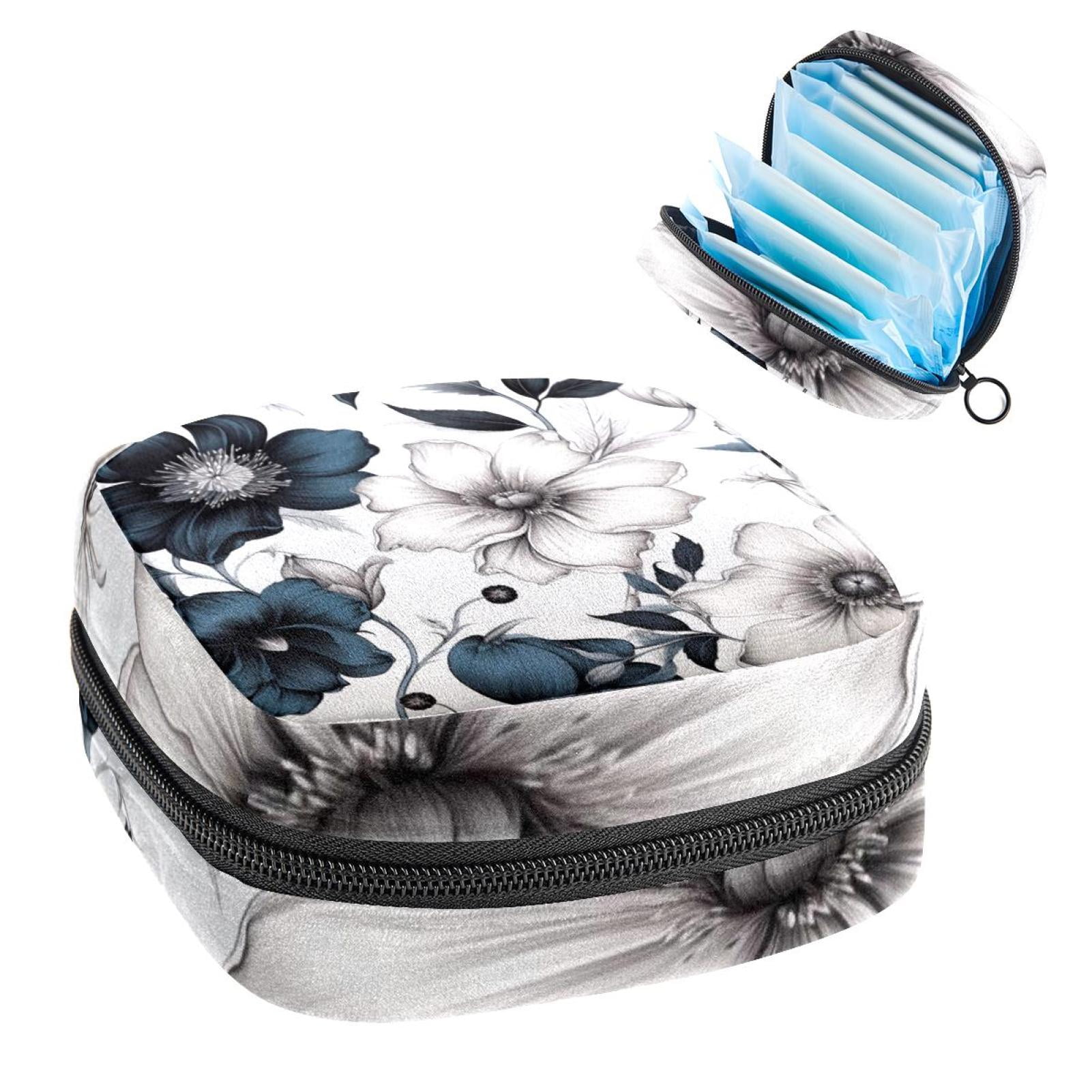 Ink Plant Pad Bag Storage Organizer Pouch for Menstrual Hygiene ...