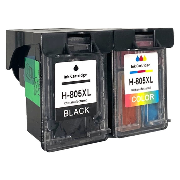 Ink Refill Kit for 805 Premium Dye Based Replacement Ink for DeskJet ...