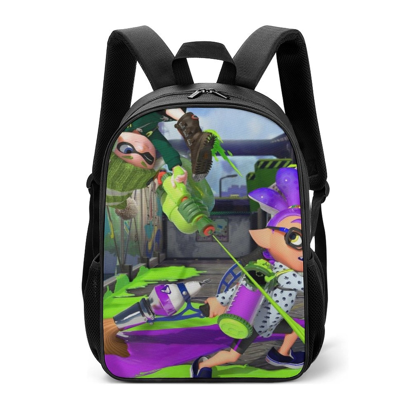 Ink Splatoon Cartoon Backpack Daypack Multipurpose School Bag Student ...