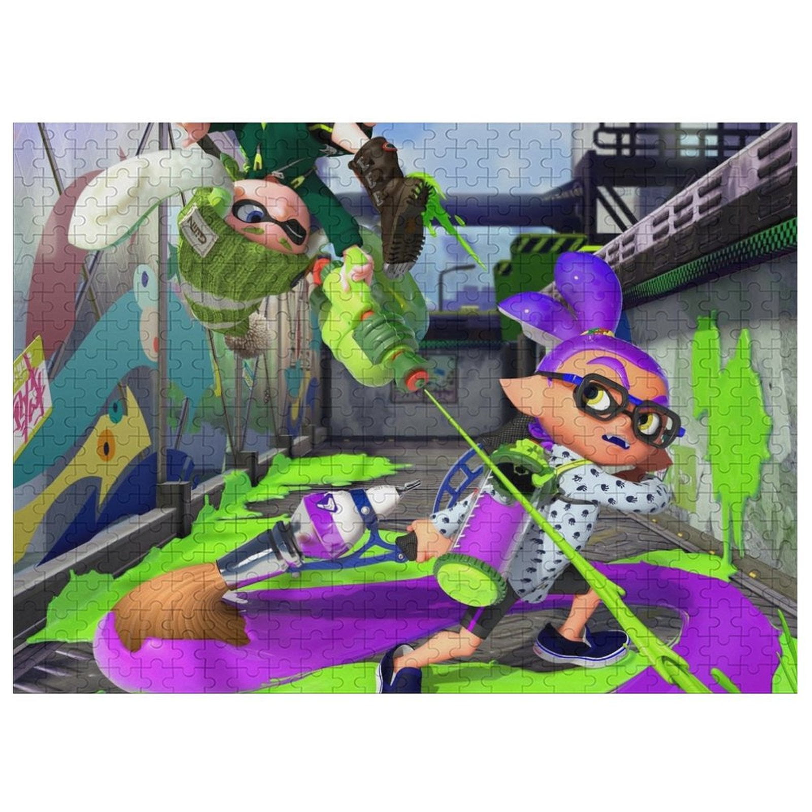 Ink Splatoon Cartoon Jigsaw Puzzles Interlocking Puzzles Home Decor ...