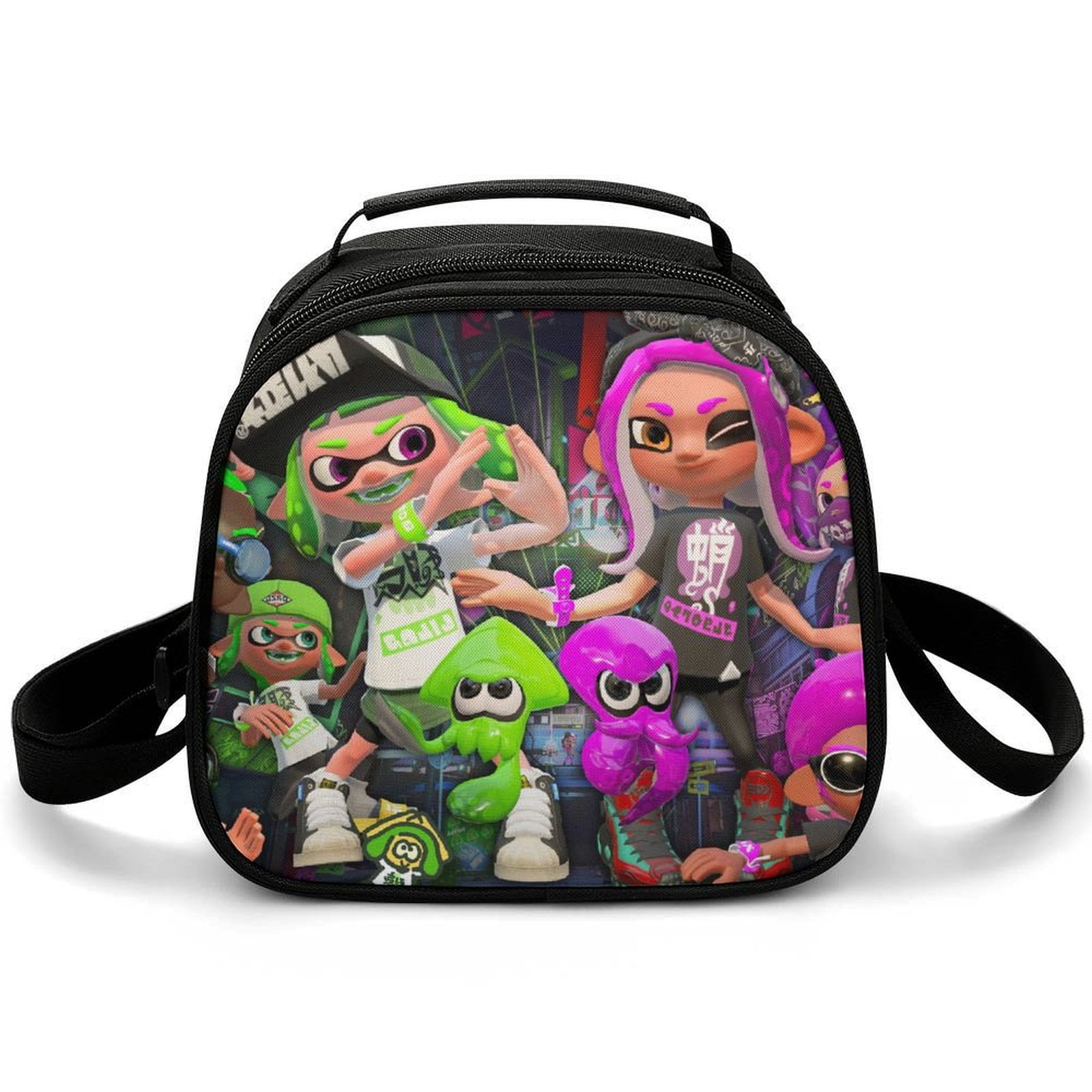 Ink Splatoon Game Insulated Lunch Bag Portable Lunch Box Reusable ...