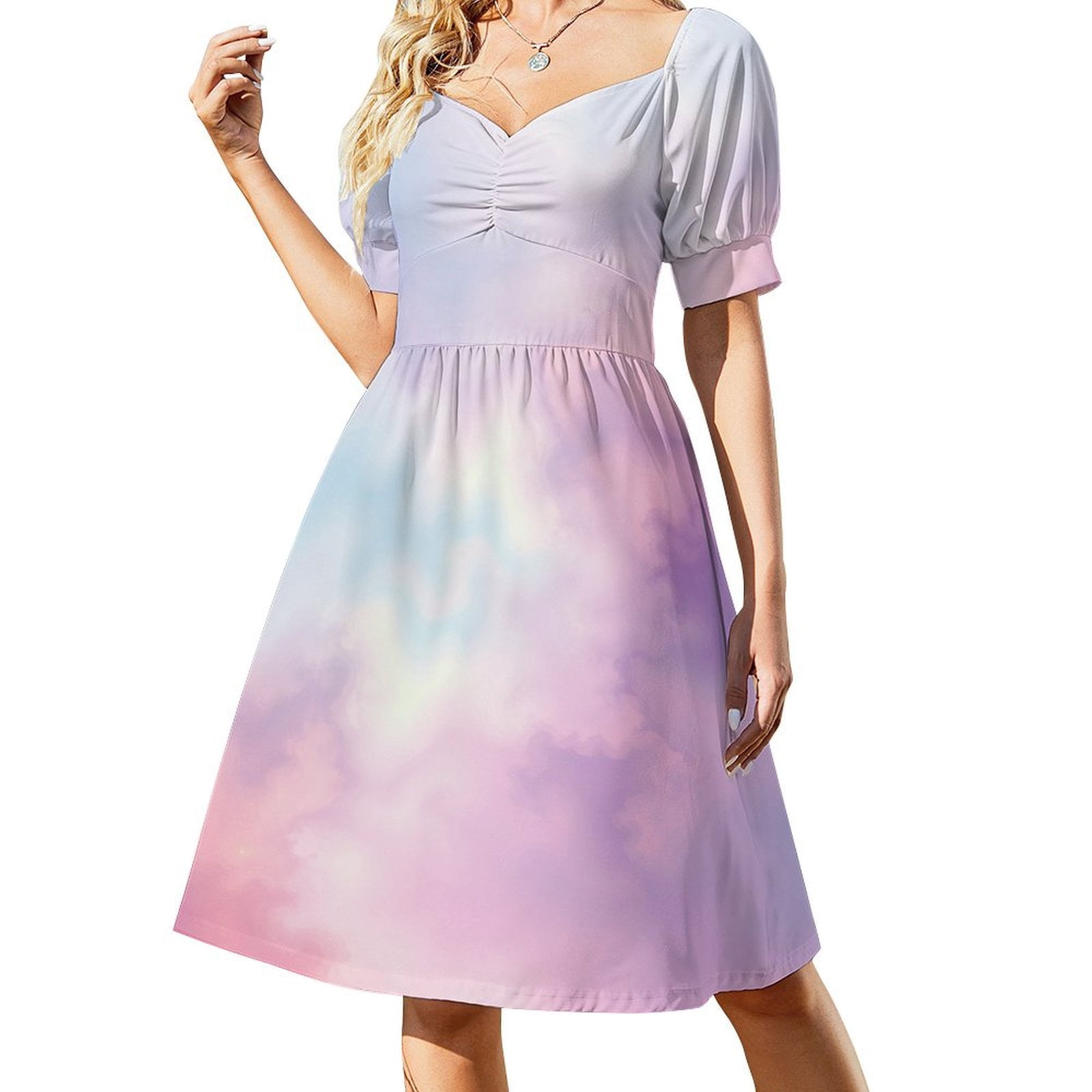 Ink Wash Blending Ress Women Elegant Luxury Women's Clothing Summer ...