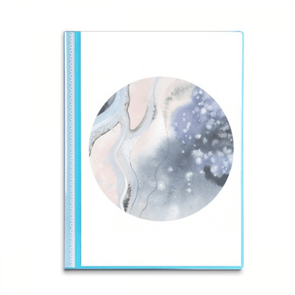 Ink Watercolor Shading Book Sheet Protectors Portfolio Binder Folder ...
