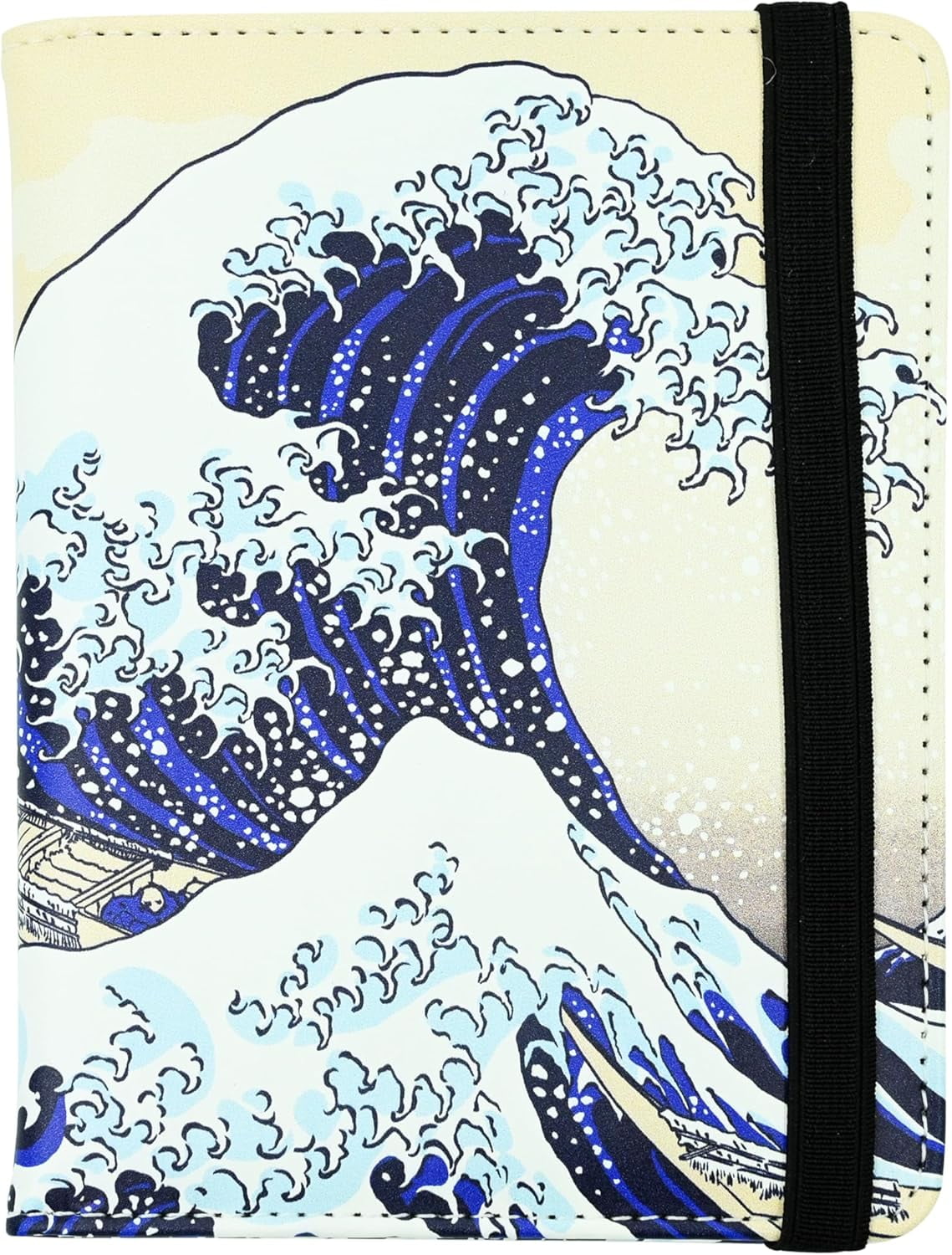 Ink Waves Passport Holder for Women and Men PU Leather Passport Cover ...