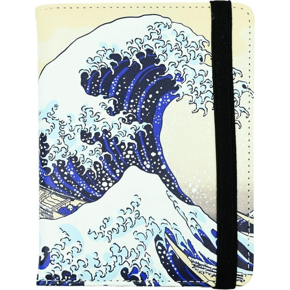 Ink Waves Passport Holder for Women and Men PU Leather Passport Cover ...