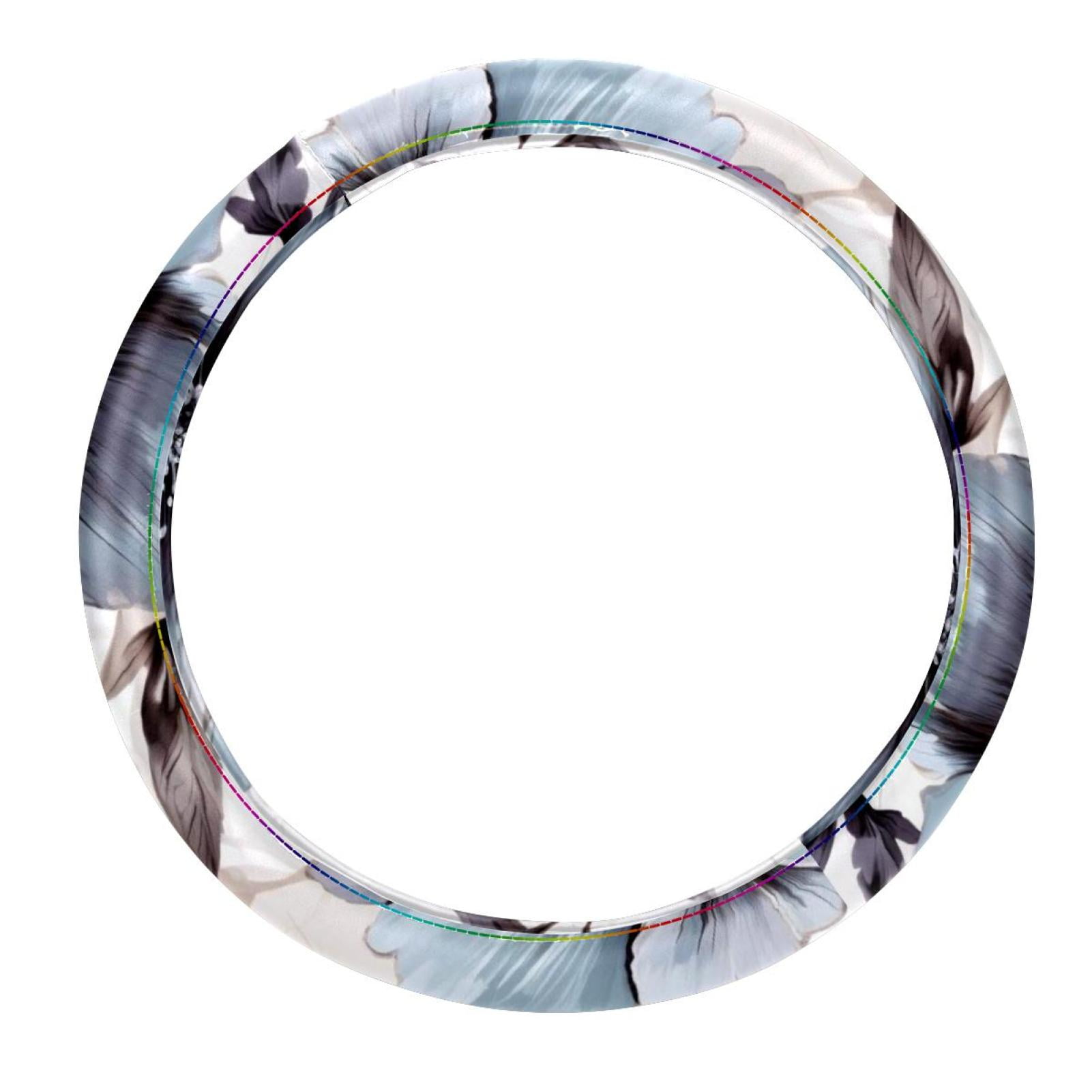 Ink plant Printed 14.5 Inch PVC Leather Car Wheel Covers Steering Wheel ...