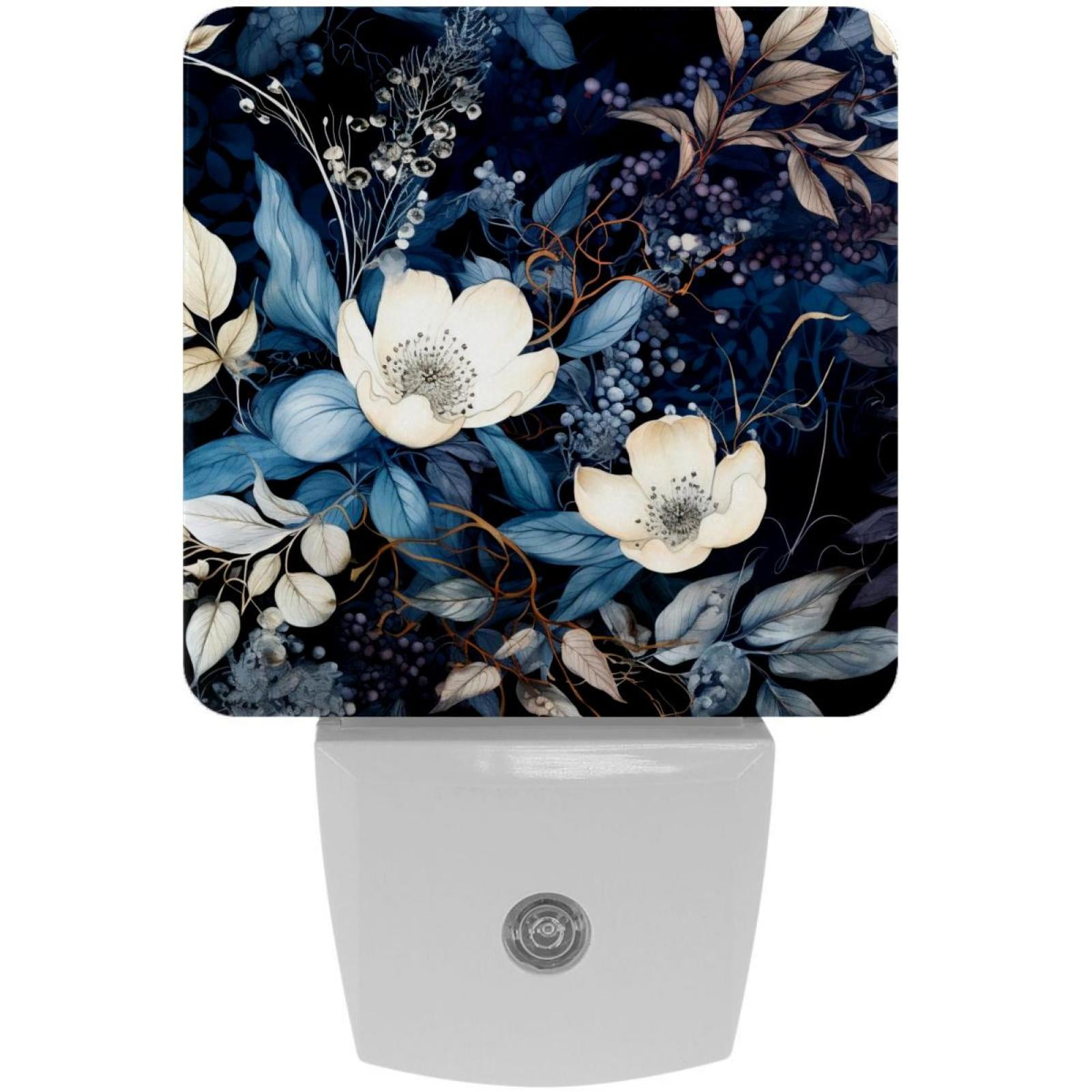 Ink plants LED Square Night Light - Small and Bright Square-shaped LED ...