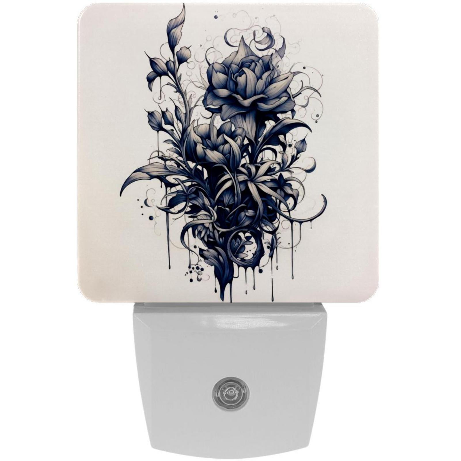 Ink plants LED Square Night Lights - Bedside Lighting Solution for a ...