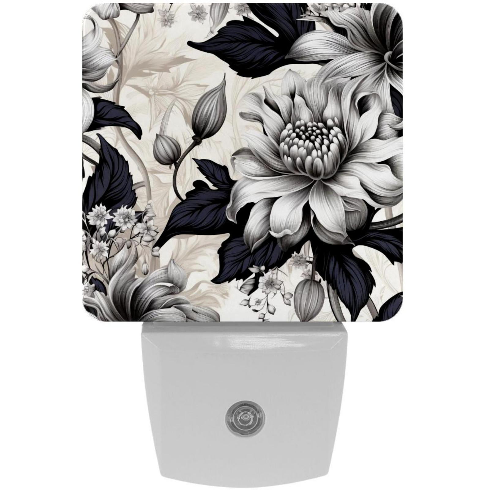 Ink plants LED Square Night Lights - Energy Efficient Plug-in Wall Lamp ...