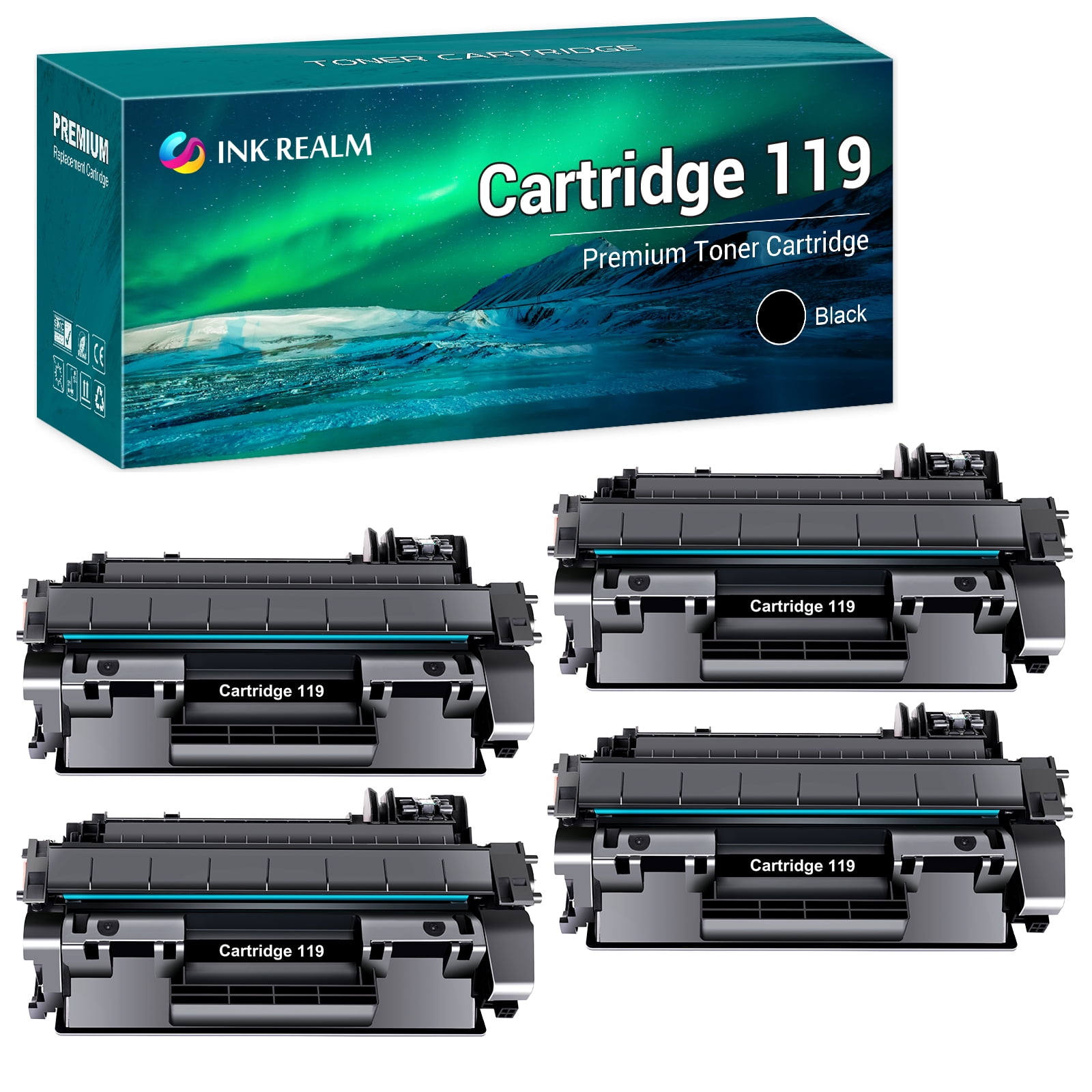Ink realm Compatible Toner Cartridge for Canon 119 CRG-119 ImageClass ...