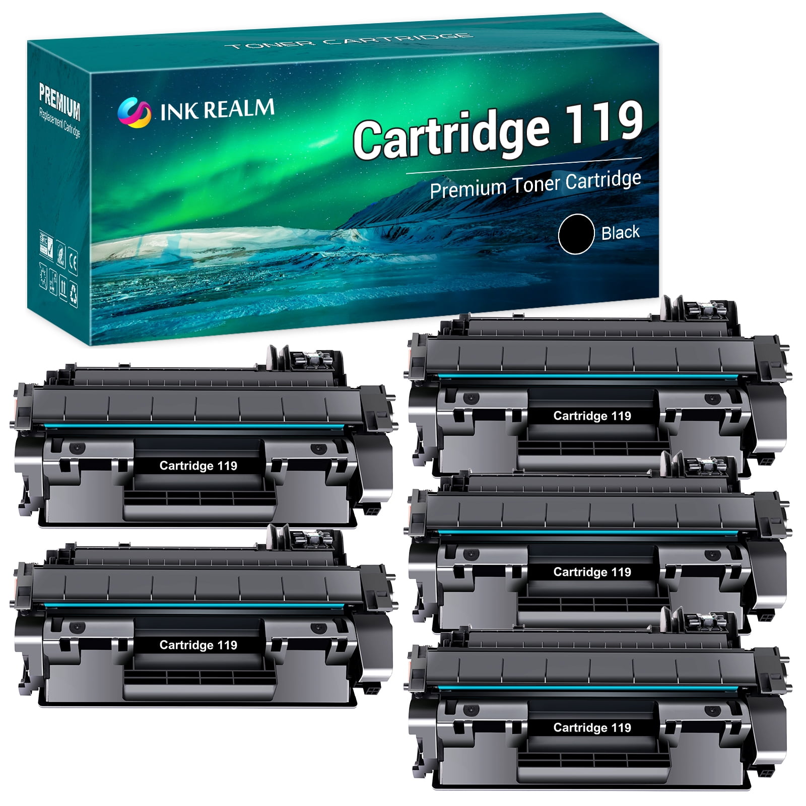 Ink realm Compatible Toner Cartridge for Canon 119 Image Class MF5850DN ...