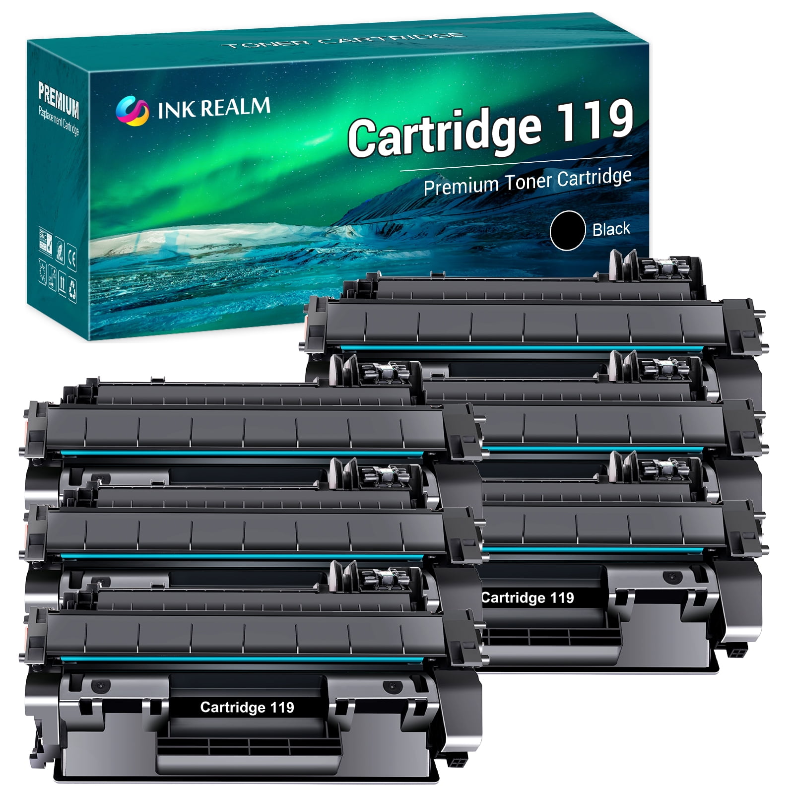 Ink realm Compatible Toner Cartridge for Canon 119 Image Class MF5850DN ...