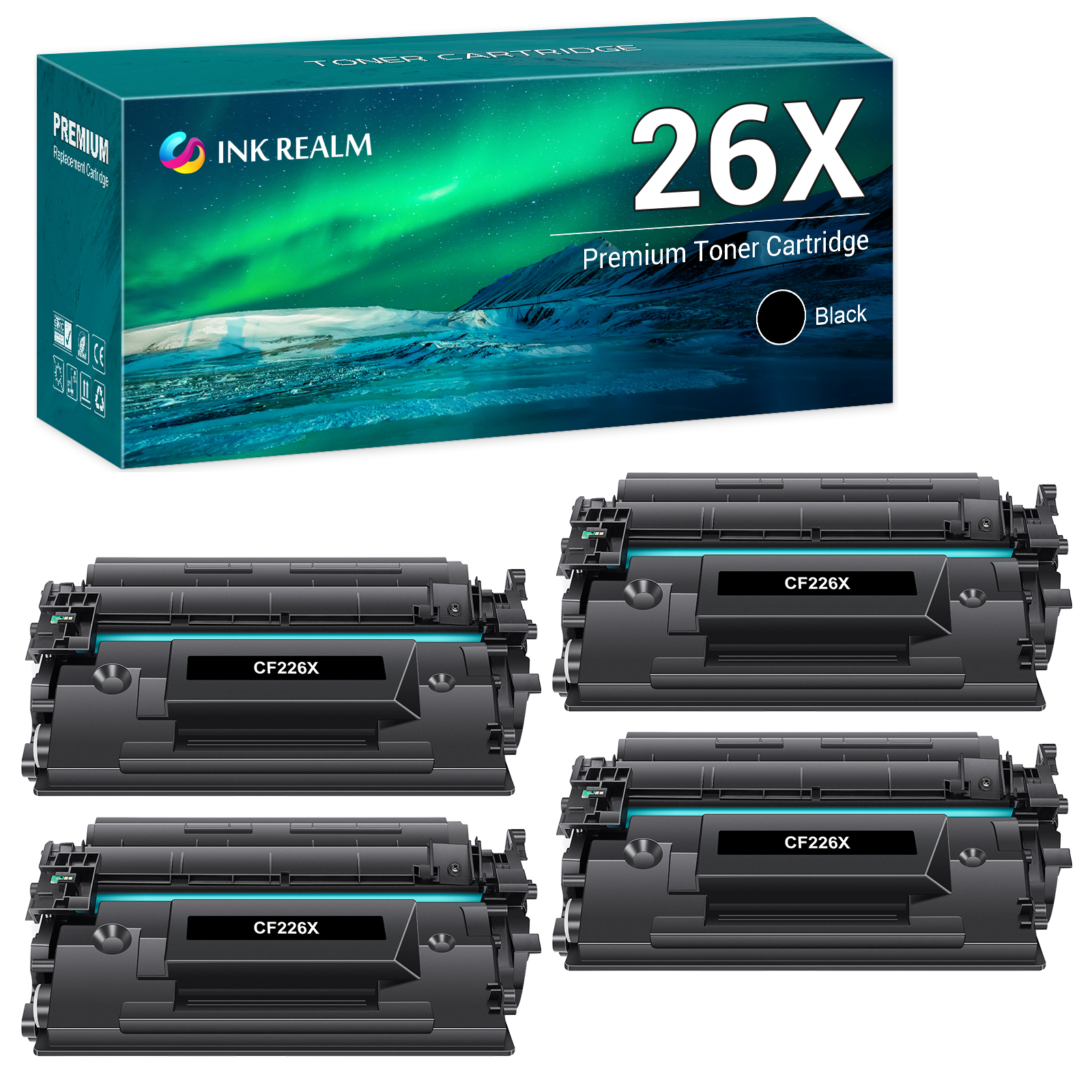 Ink realm Toner Cartridge for HP LaserJet Pro MFP M426, M402, 26X ...